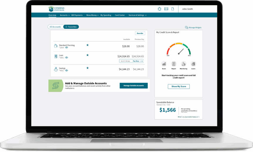 Online Banking - Citizens State Bank