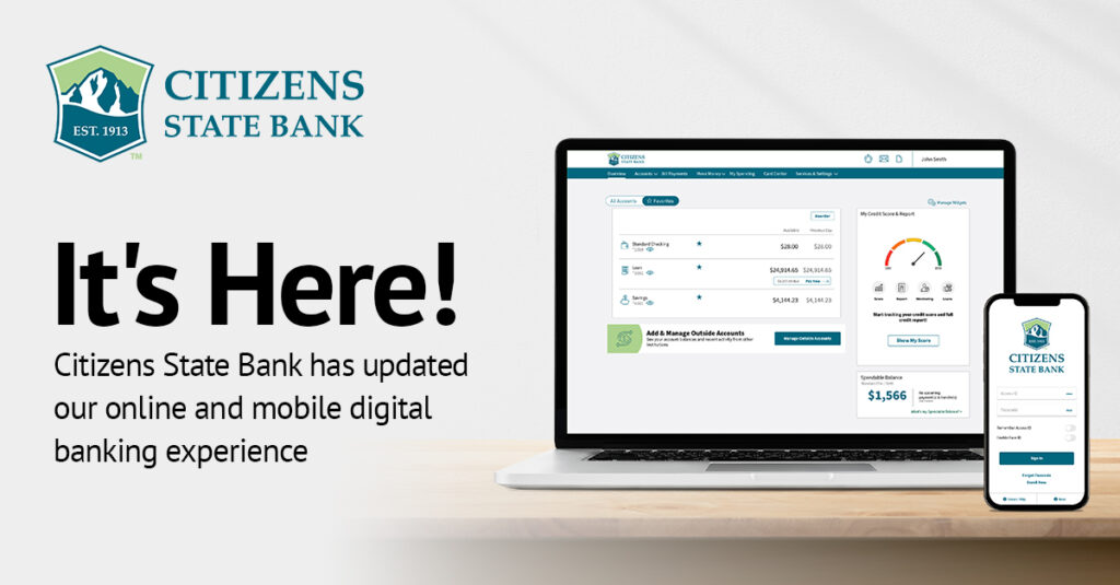 Online Banking - Enrollment Overview - Citizens State Bank