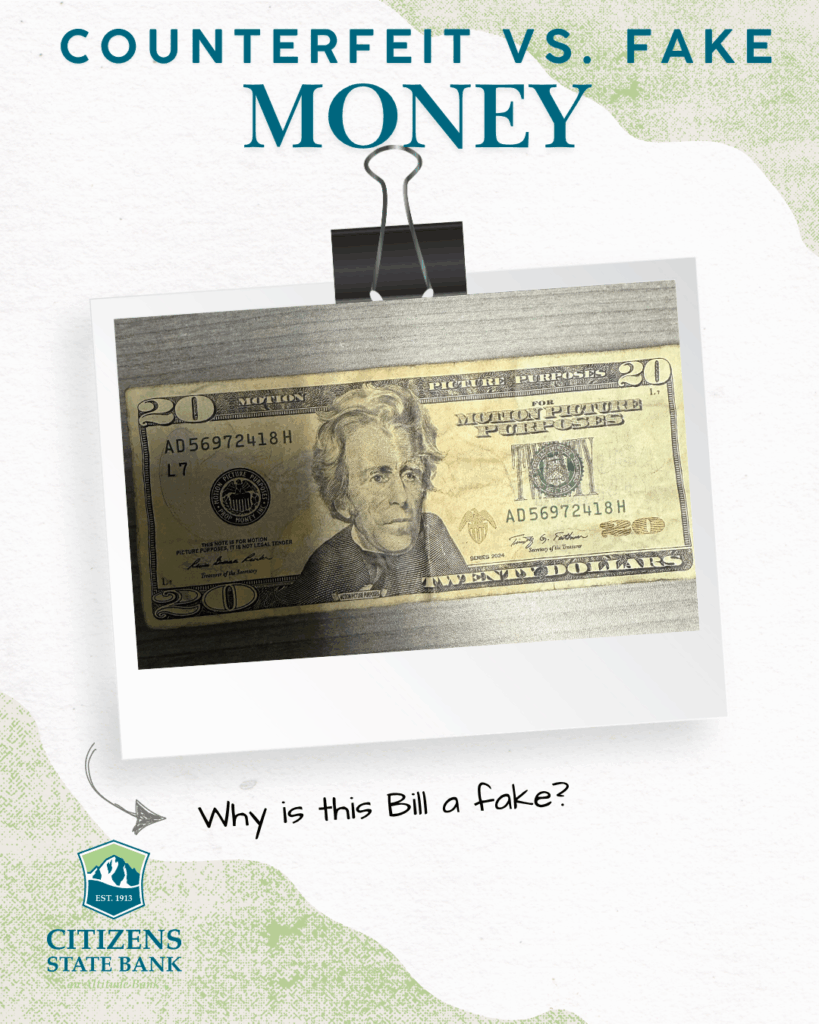 Counterfeit vs. Fake Money: How to Spot the Difference